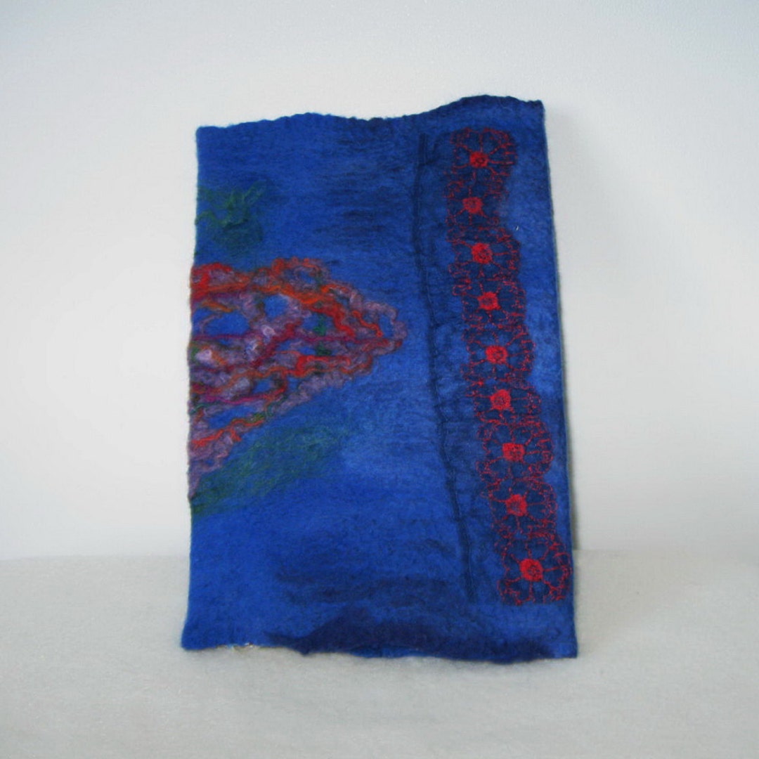 Felt Journal Notebook Cover Organizer Notebook Diary Blue - Etsy