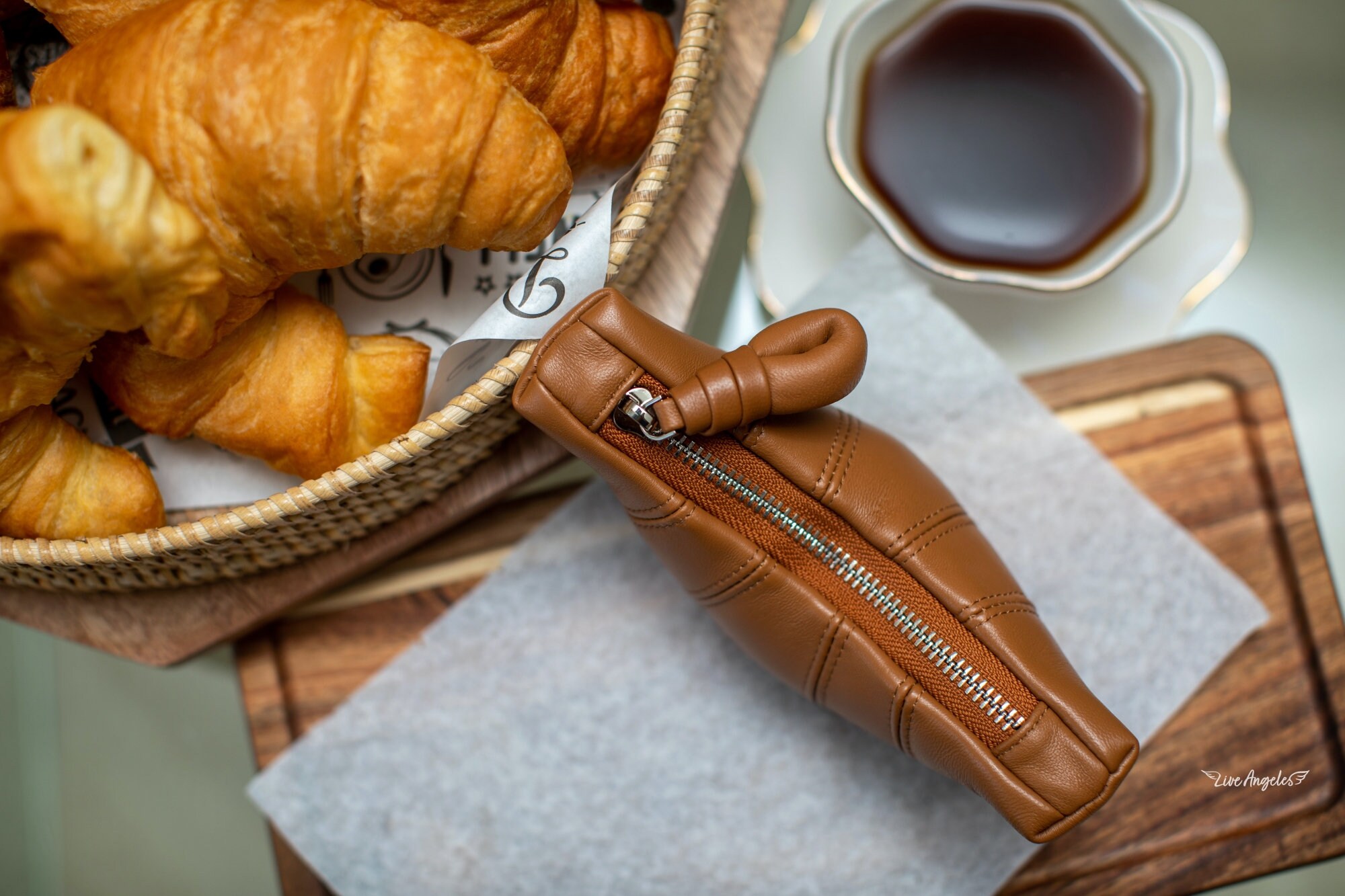 Camel Croissant Genuine Leather Purse,coin Pouch,credit Card Holder,air ...