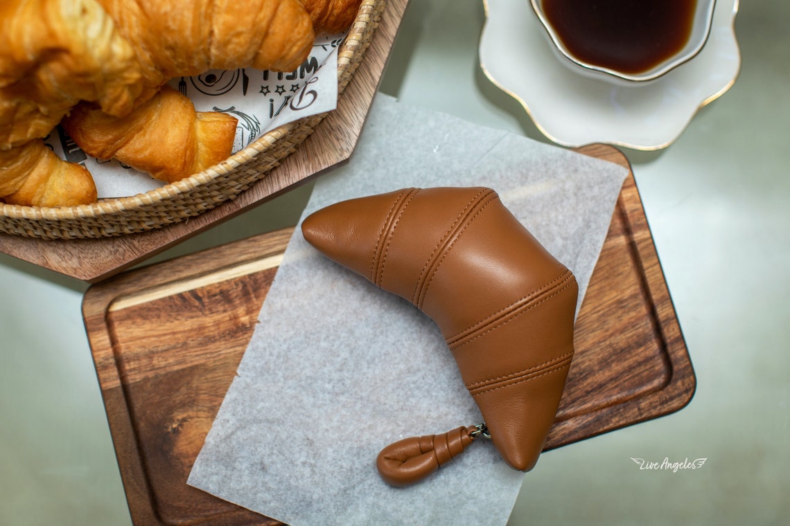 Camel Croissant Genuine Leather Purse,coin Pouch,credit Card Holder,air ...