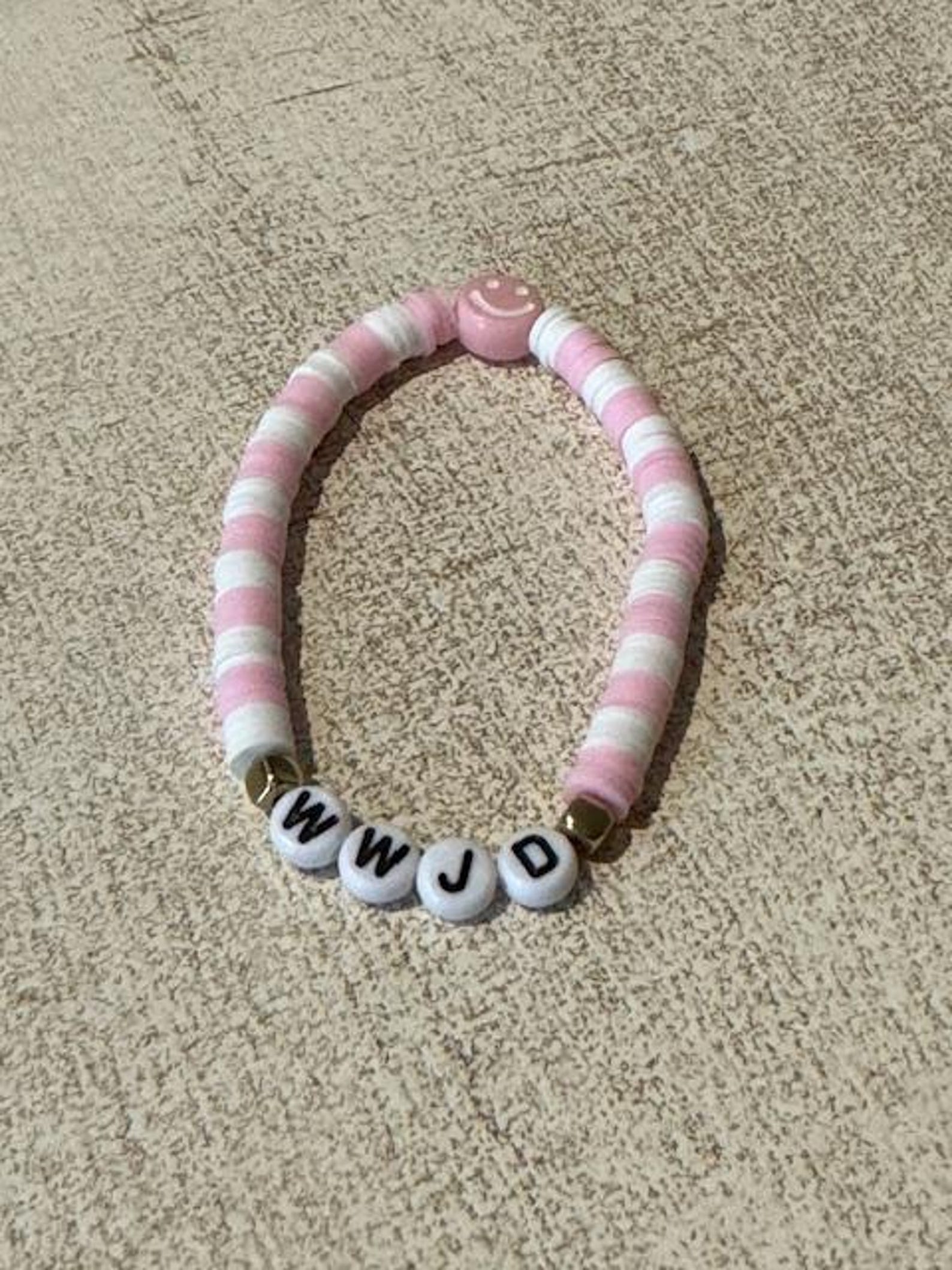 Pastel WWJD Bracelets - What Would Jesus Do? Christian Handmade Heishi ...