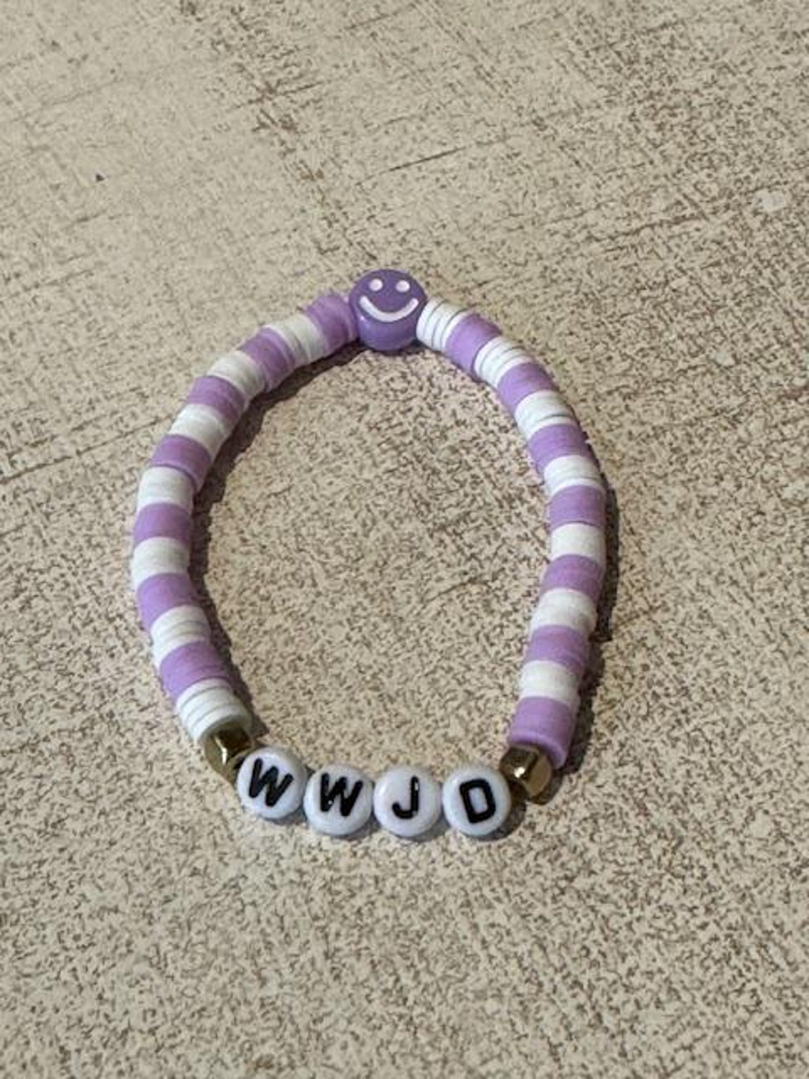 Pastel WWJD Bracelets - What Would Jesus Do? Christian Handmade Heishi ...