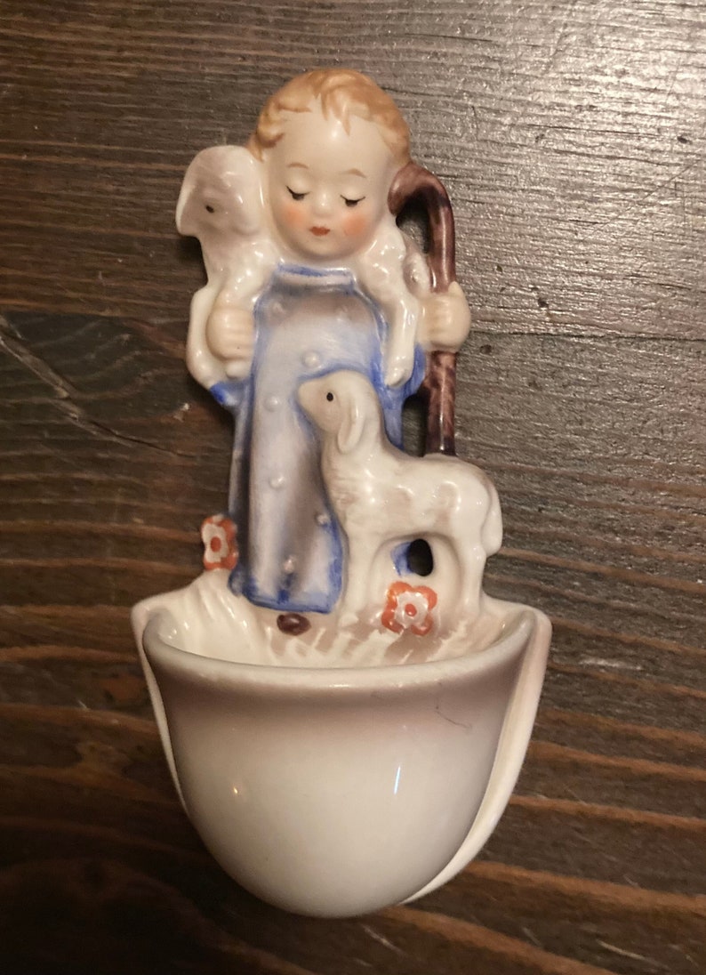 Salegoebel Hummel Holy Water Font Stoup Porcelain Made in - Etsy