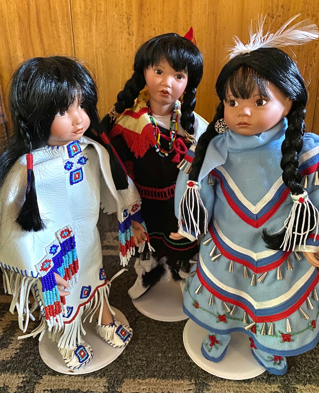 3 Native American Indian Dolls ~ Dances of Life Collection~ Tribal ...