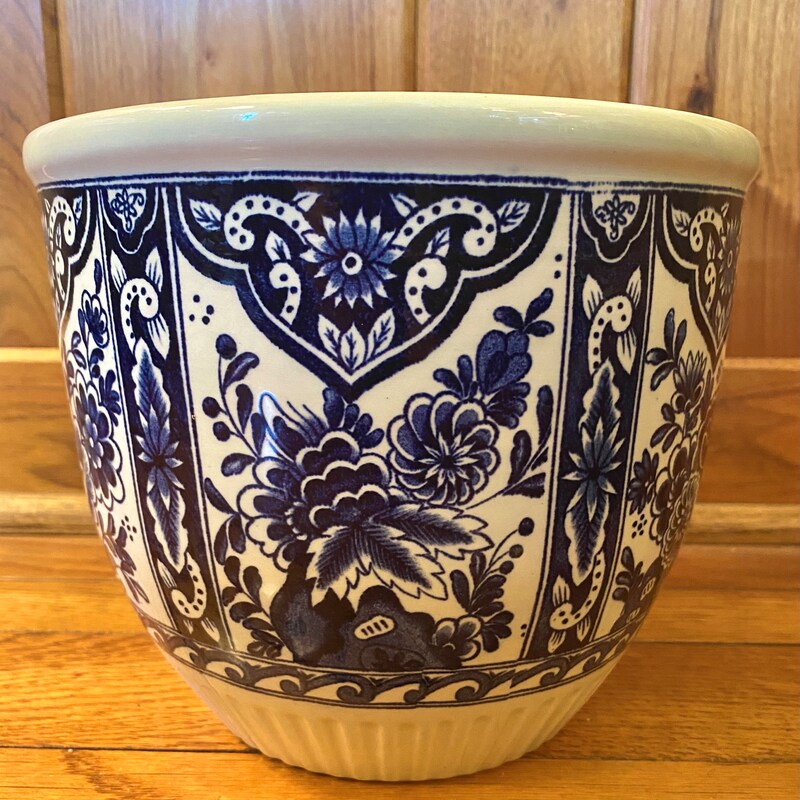 Delft Blue Planter - Etsy