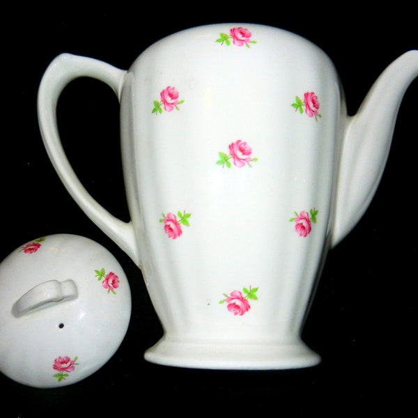 Pink Rose Teapot - Etsy