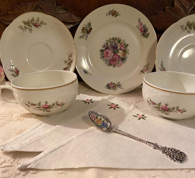 Tea for Two~ Instant Rosenthal Tea Gift Collection~ Tea Cups/saucers ...