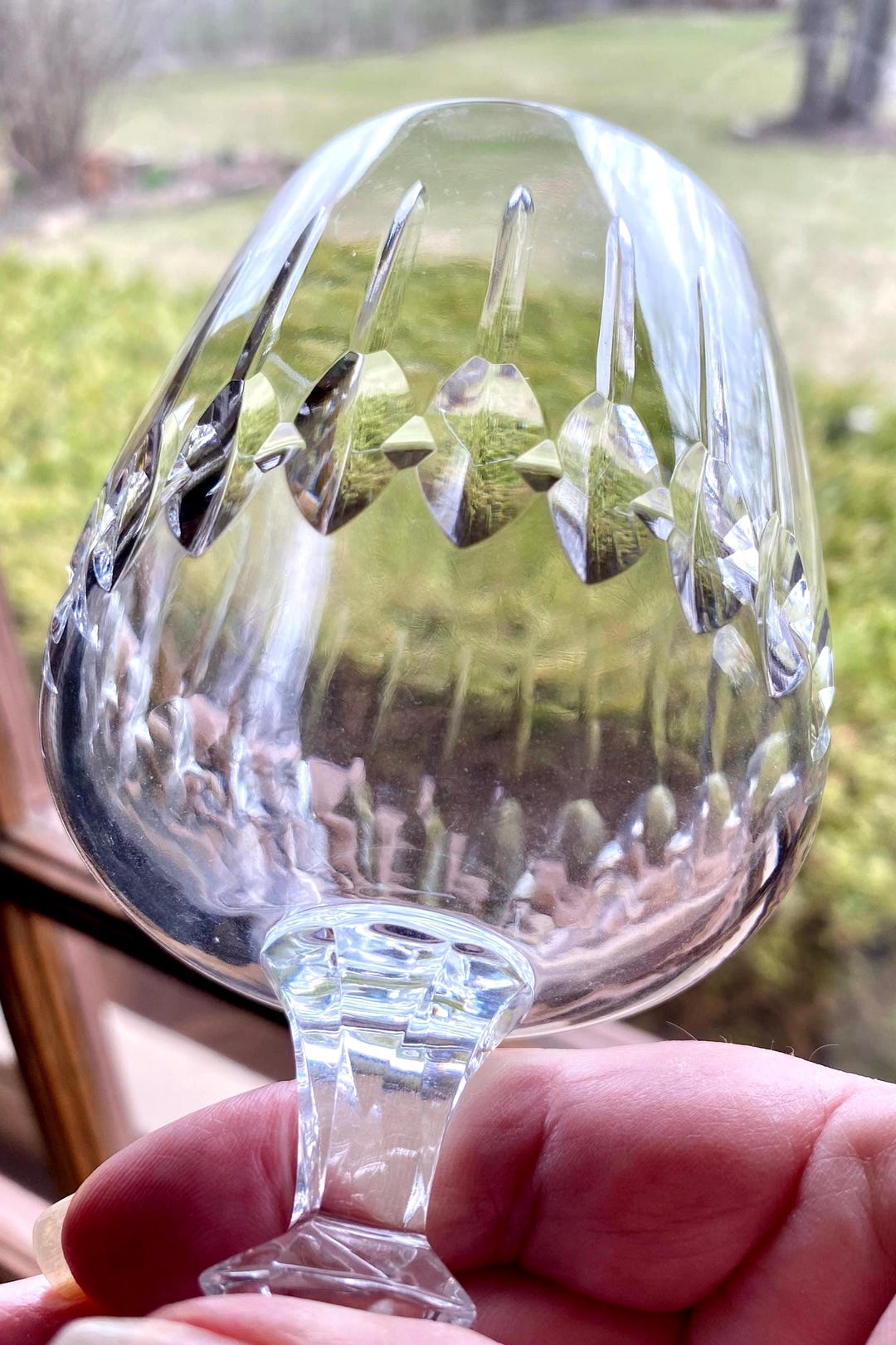 Vintage Set of 2 Schott Zwiesel Wine Glasses, Germany Tango Cut Crystal ...
