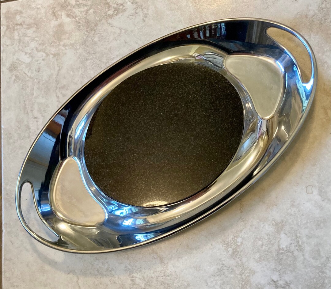 Sale~ Nambe Rocks Charcuterie Board Cheese Tray, Designer Vintage Bold ...