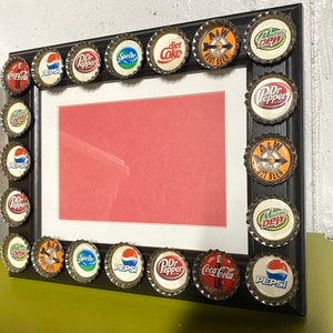 2 Vintage Mixed Metal Soda Bottle Caps & Cereal Box Top Caps Whimsical ...