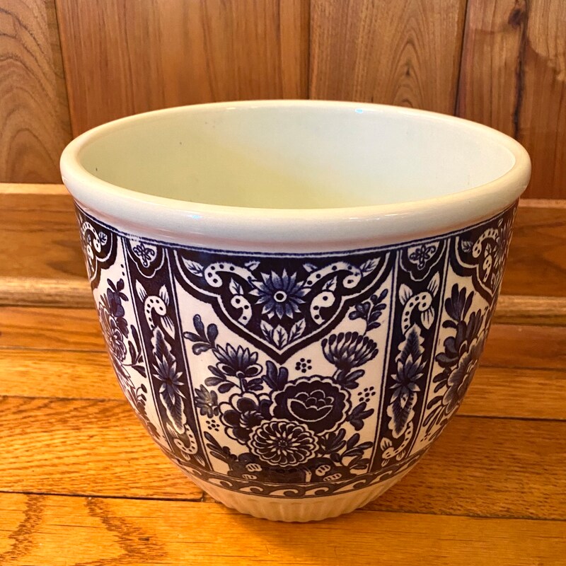 Cobalt Blue Garden Pot - Etsy
