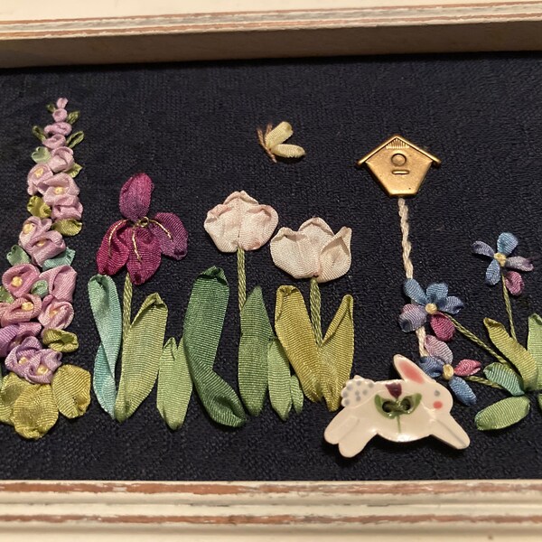 Ribbon Work Flowers - Etsy