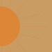 Downloadable Poster Prints Set of 3 Prints Orange Sun Posters - Etsy