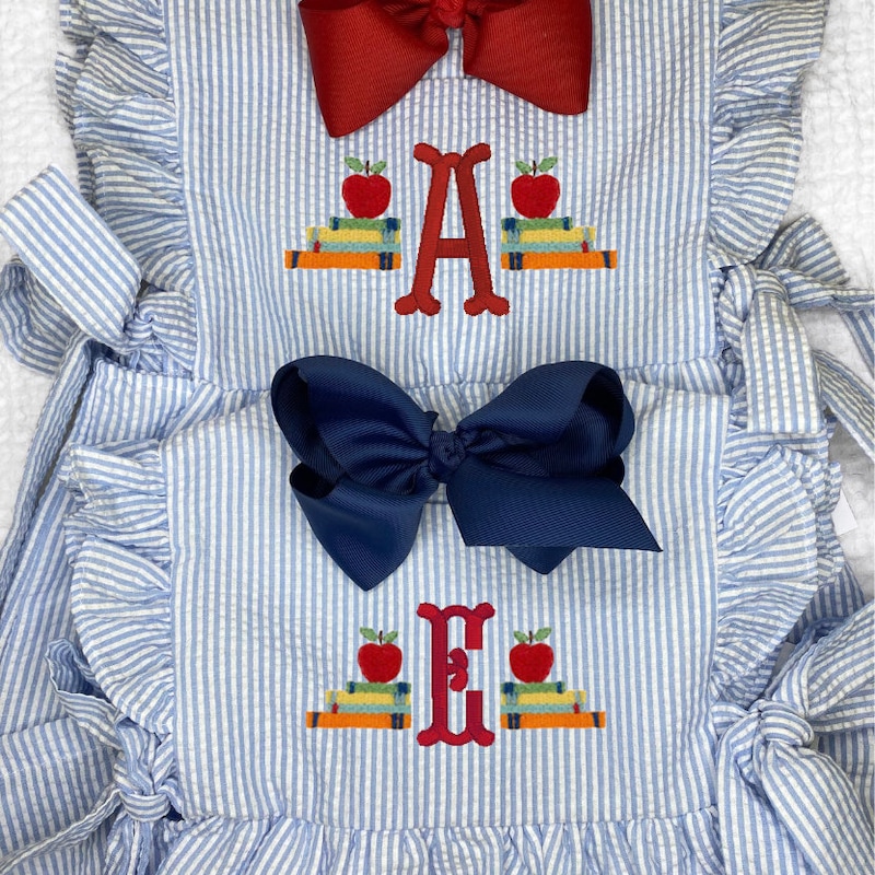 School Monogram - Etsy