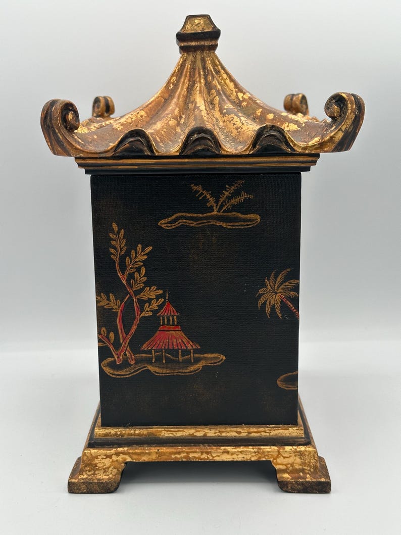 Chinese Decorative House Box, Vintage Chinese Decoration - Etsy