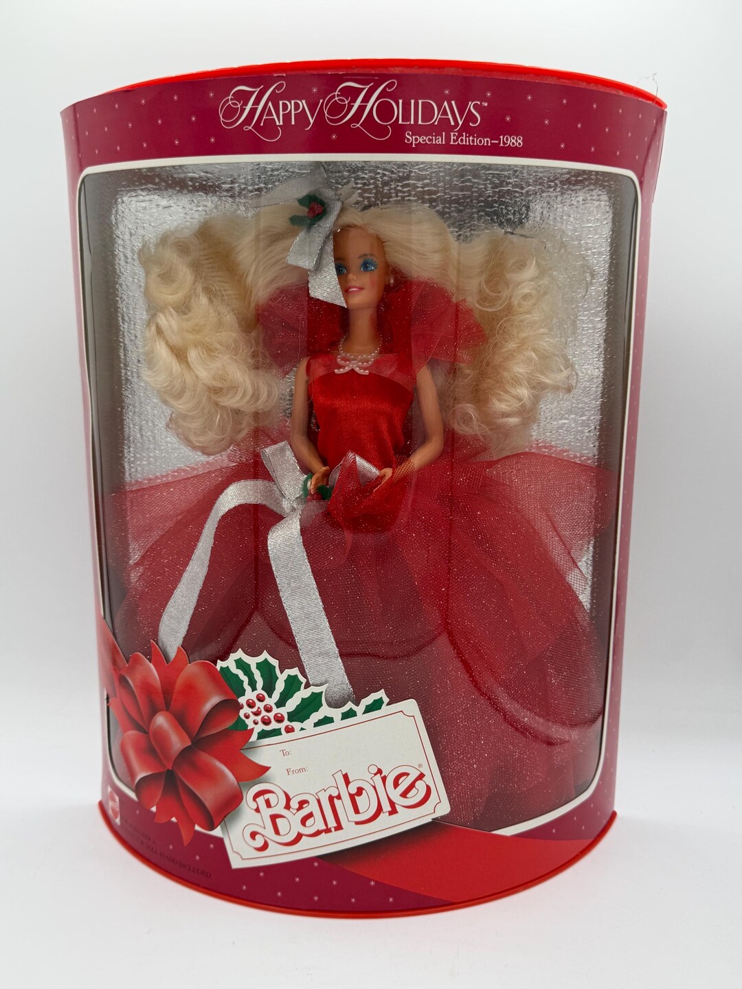 Happy Holidays Barbie 1988 – First Edition – Vintage Christmas ...