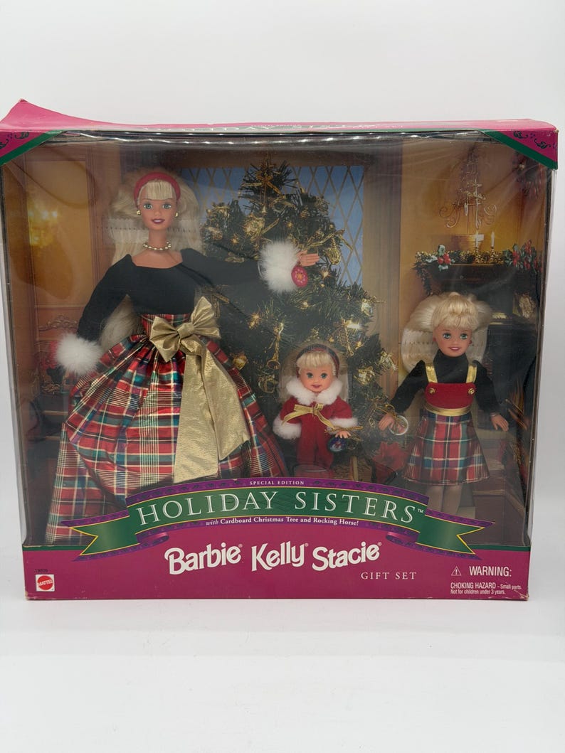 Vintage 1998 Barbie Holiday Sisters Gift Set – Barbie, Kelly, Stacie ...