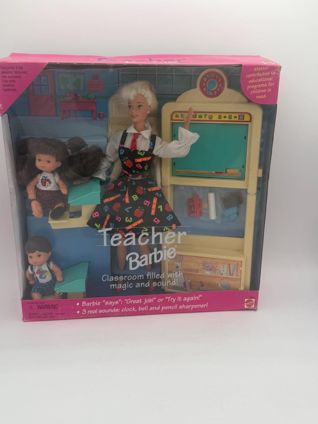 Vintage 1995 Teacher Barbie Doll Set – Mattel MIB - Etsy