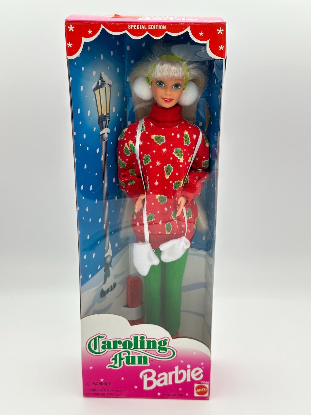 1995 Caroling Fun Barbie Doll, Christmas Barbie Doll, Manufactured for ...
