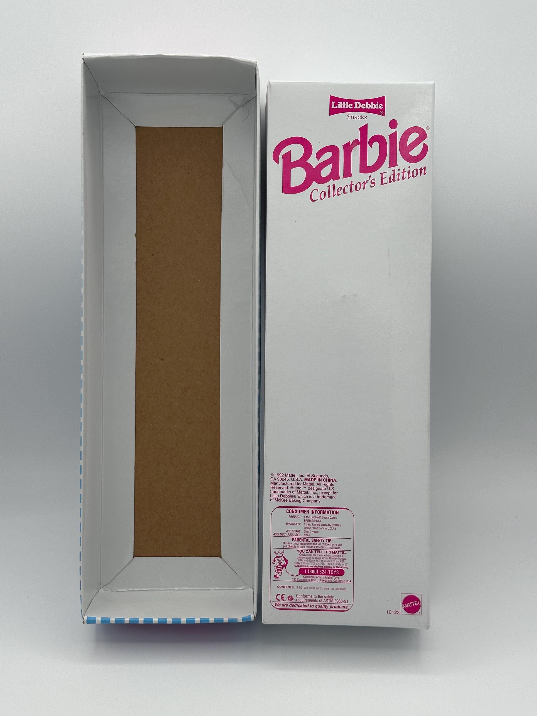 1992 Little Debbie Barbie Doll, Collector’s Edition, Brown Hair Barbie ...