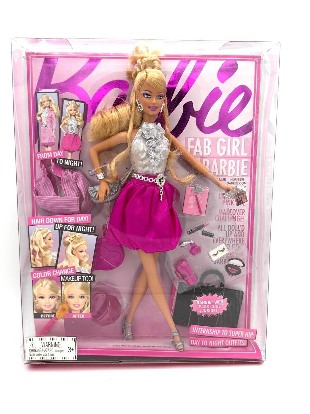 Fab Girl Barbie – Day to Night Fashion Doll, 2008 NRFB - Etsy