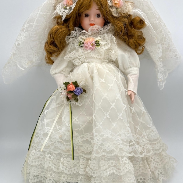 Porcelain Bride Doll - Etsy