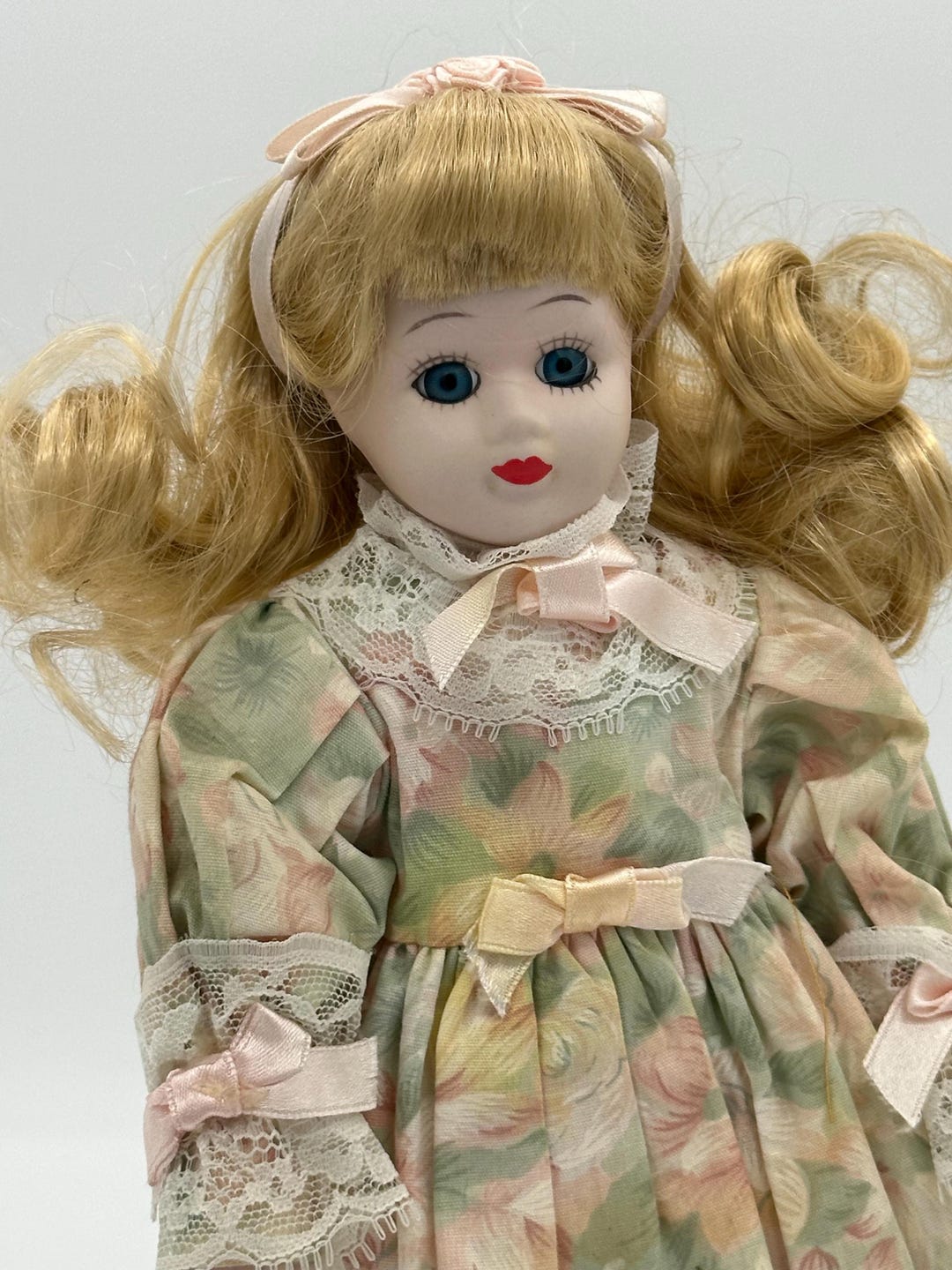 Rare Vintage Porcelain Doll, 11 Inch Doll Collection - Etsy