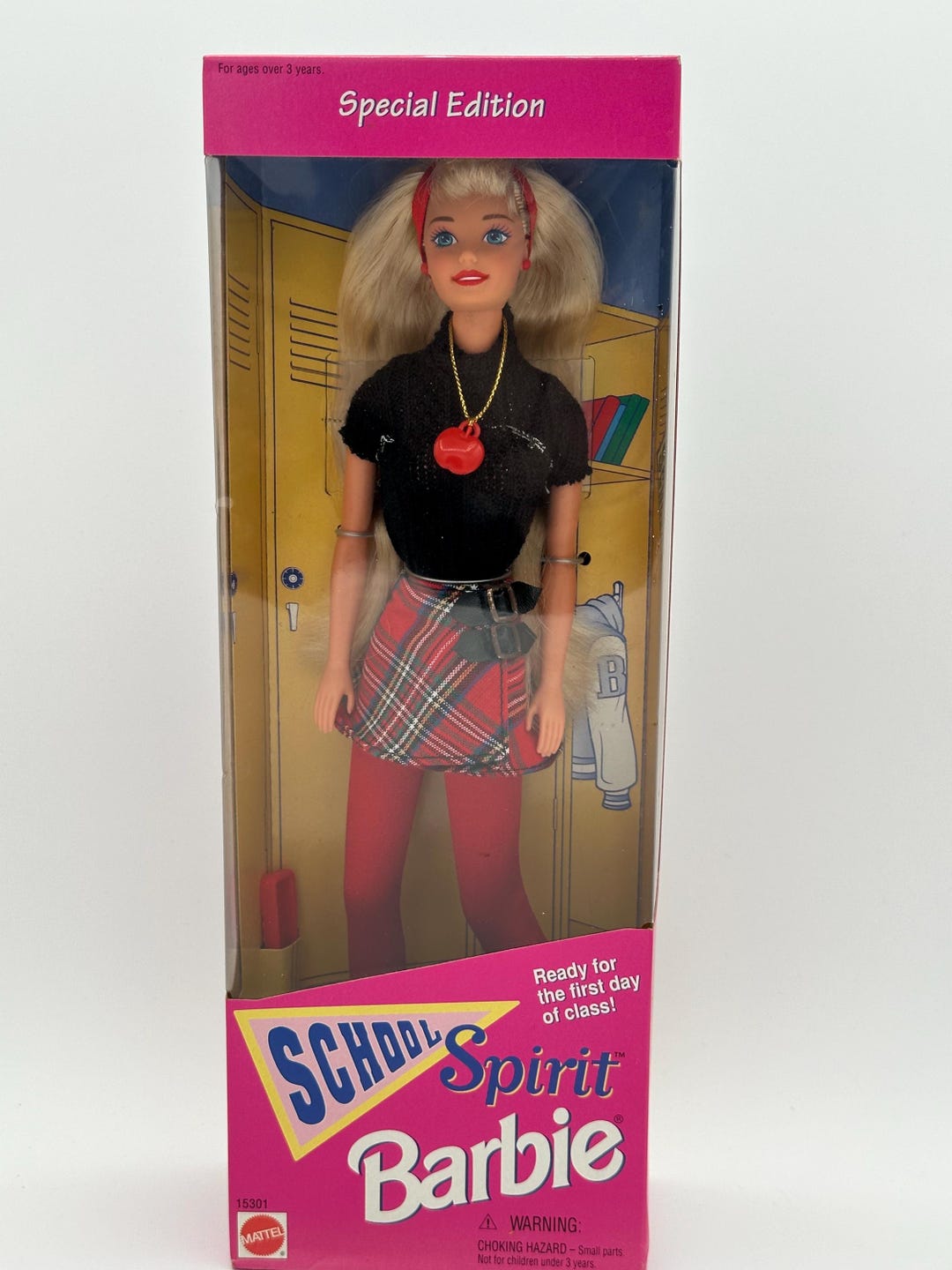 1995 School Spirit Barbie Doll, Manufactured for Mattel, Never Opened ...