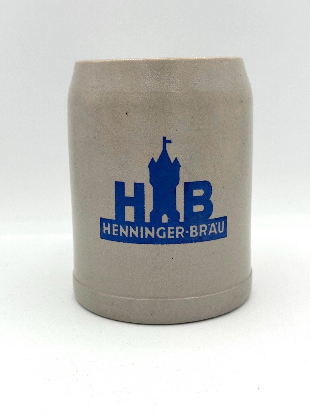Vintage German Ceramic Beer Mug, Henninger-brau Germany Stoneware Beer ...
