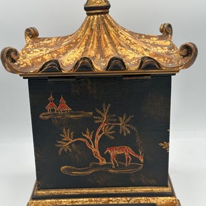 Chinese Decorative House Box, Vintage Chinese Decoration - Etsy