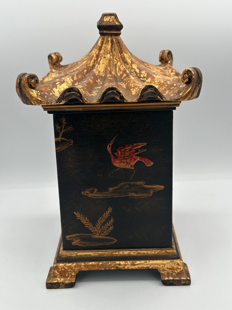 Chinese Decorative House Box, Vintage Chinese Decoration - Etsy
