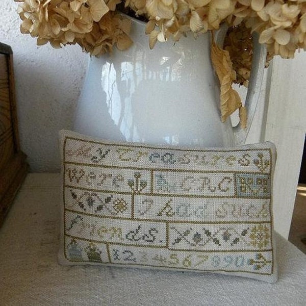 Threadwork Primitive Cross Stitch - Etsy