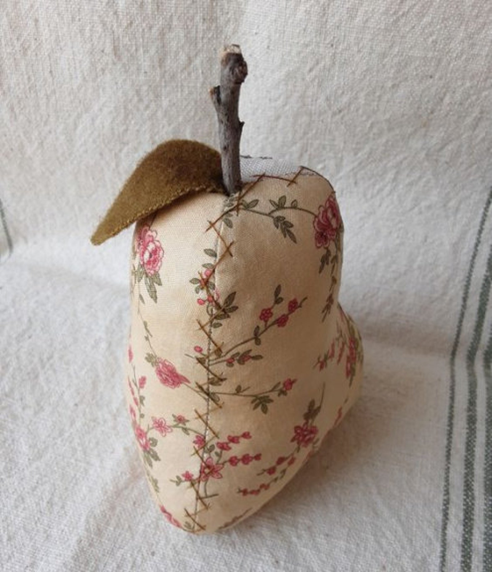 Sampler Pear ~ Primitive Cross Stitch Pattern - Etsy