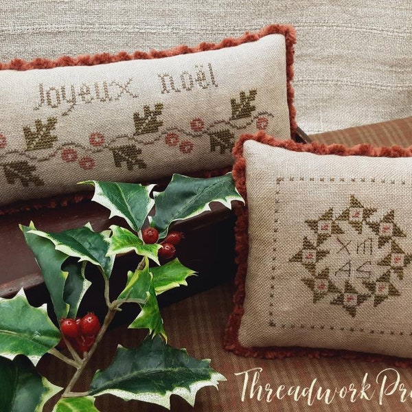 Threadwork Primitive Cross Stitch - Etsy