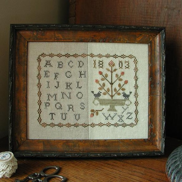 Threadwork Primitive Cross Stitch - Etsy