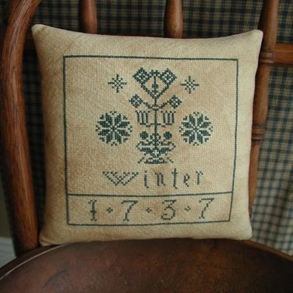 Threadwork Primitive Cross Stitch - Etsy