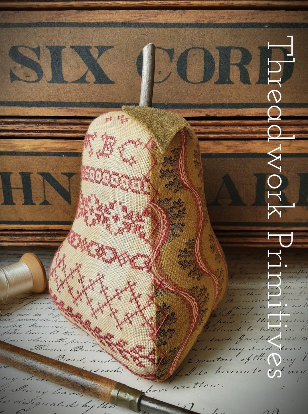 Bristol Sampler Pear Cross Stitch Chart - Etsy