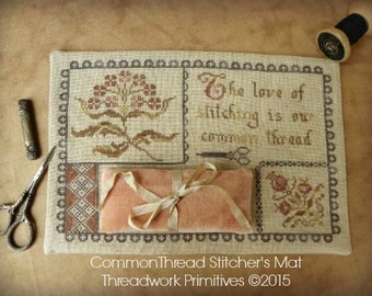 Primitive Cross Stitch Pattern Common Thread Stitcher's - Etsy