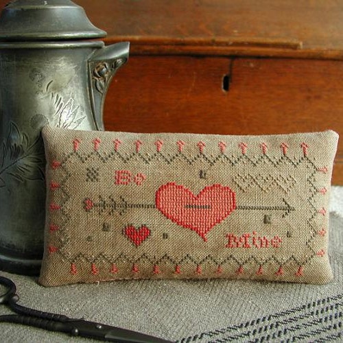 Primitive Cross Stitch Sampler Pattern BE MINE - Etsy