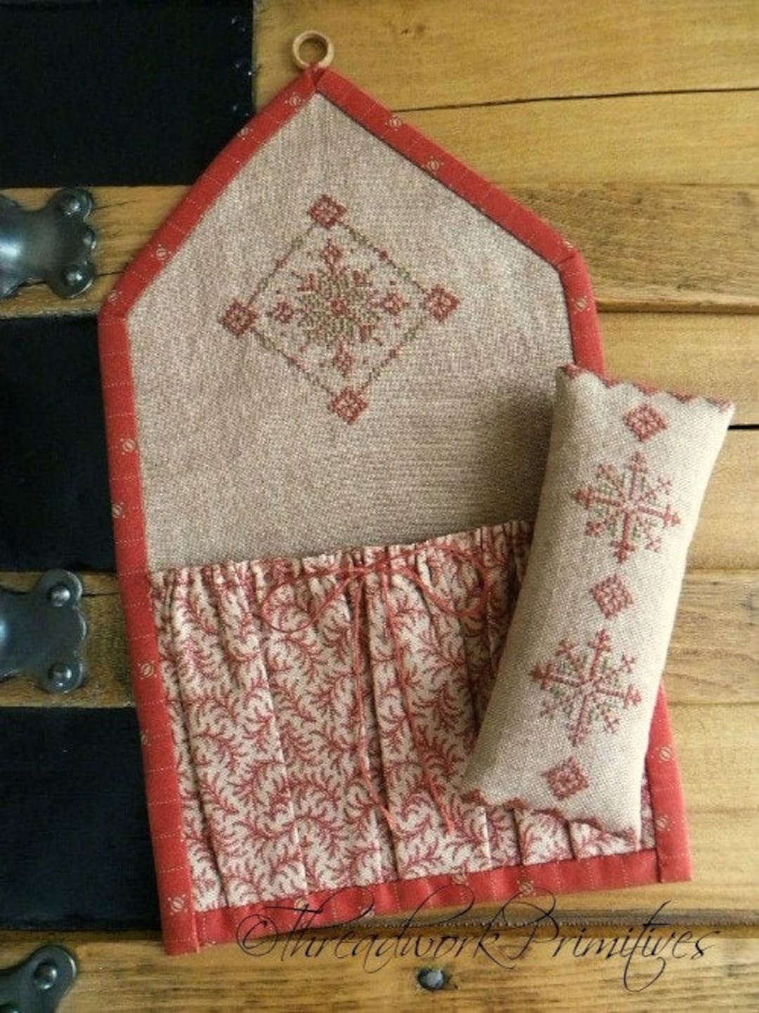 Primitive Cross Stitch Pattern - Winter's Kaleidoscope - Etsy