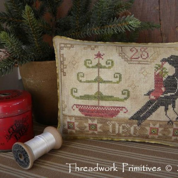 Threadwork Primitive Cross Stitch - Etsy