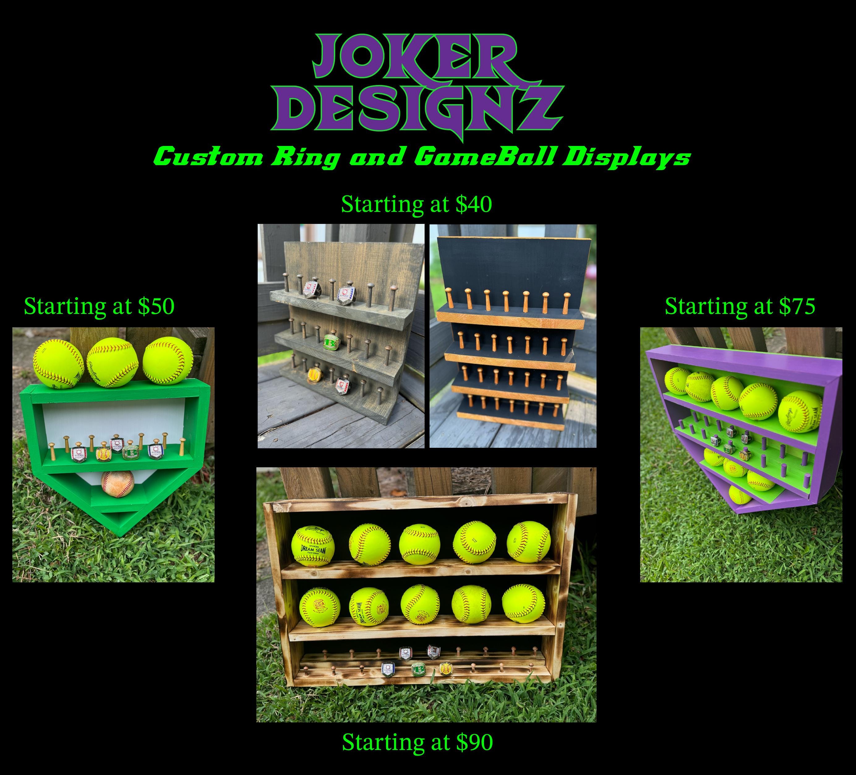 Home Plate Softball Baseball Display Case Championship Rings Custom ...
