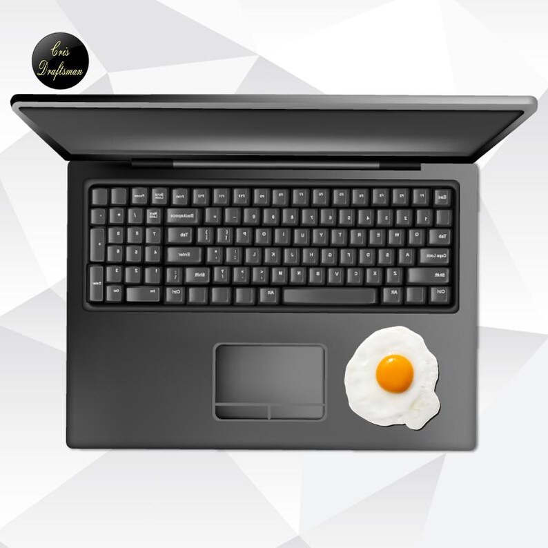 Egg Yolk Hen Chicken Illustration, Digital Print, Printable, Sticker ...