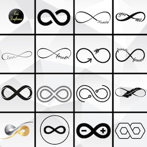 Digital Template, Infinity Symbol, Infinite Forever Sign, Digital ...