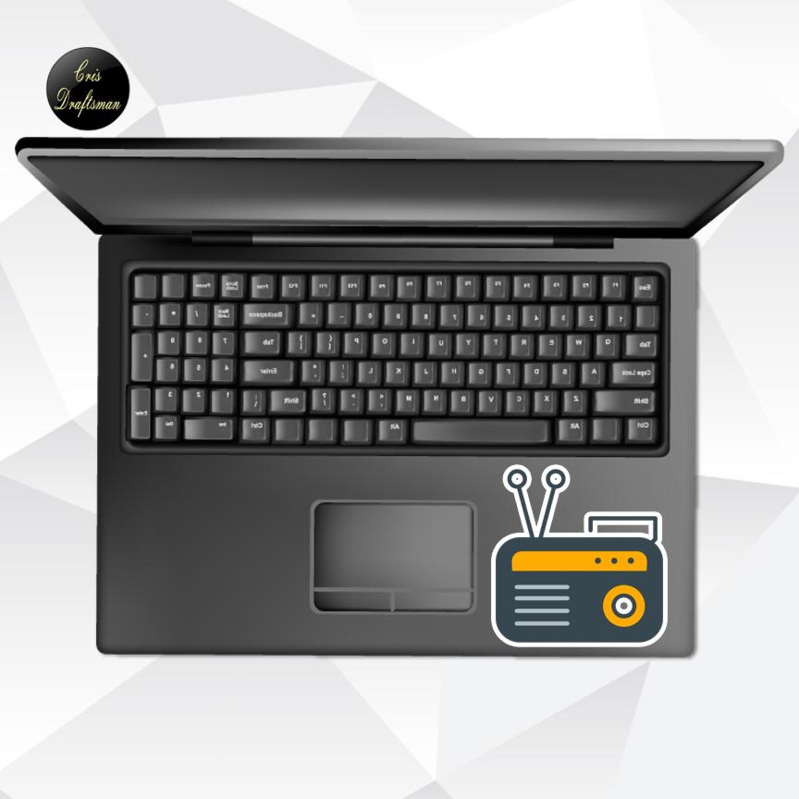 Radio Vintage Music Song Fm Am Singing Sang Clipart, Illustration ...