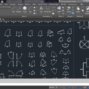 Autocad DWG 2D Blocks | Door Floor Plans | Drawing Template ...