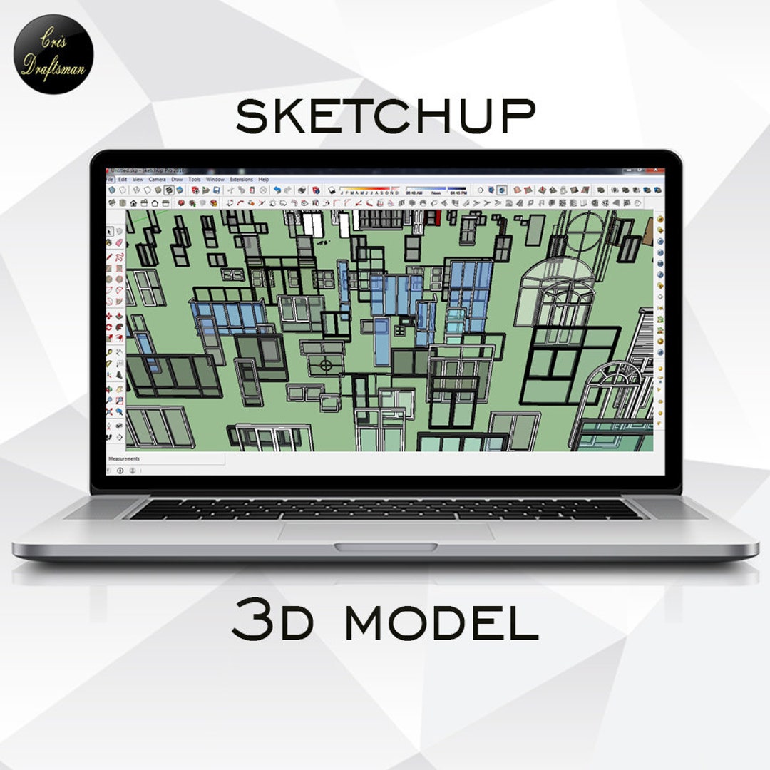Sketchup 3D Model | Windows Collection Blocks | Architectural Design ...