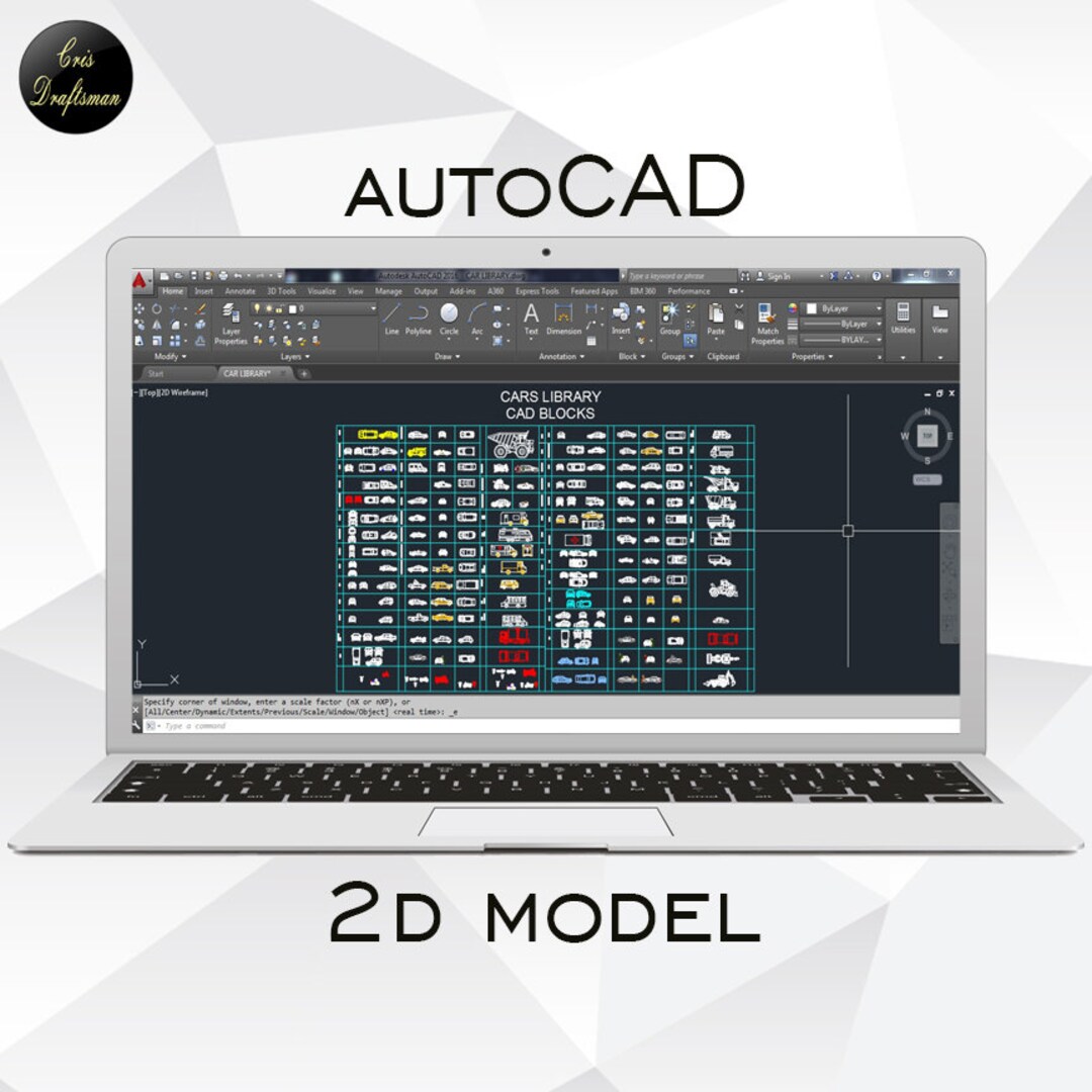 Autocad 2D DWG Model, Cars Collection, Car Blocks, Car Elements, Car ...