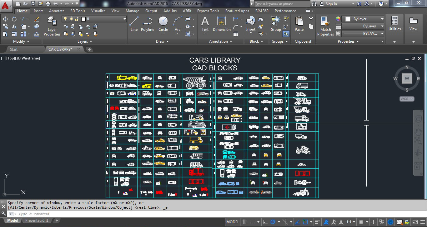 Autocad 2D DWG Model, Cars Collection, Car Blocks, Car Elements, Car ...