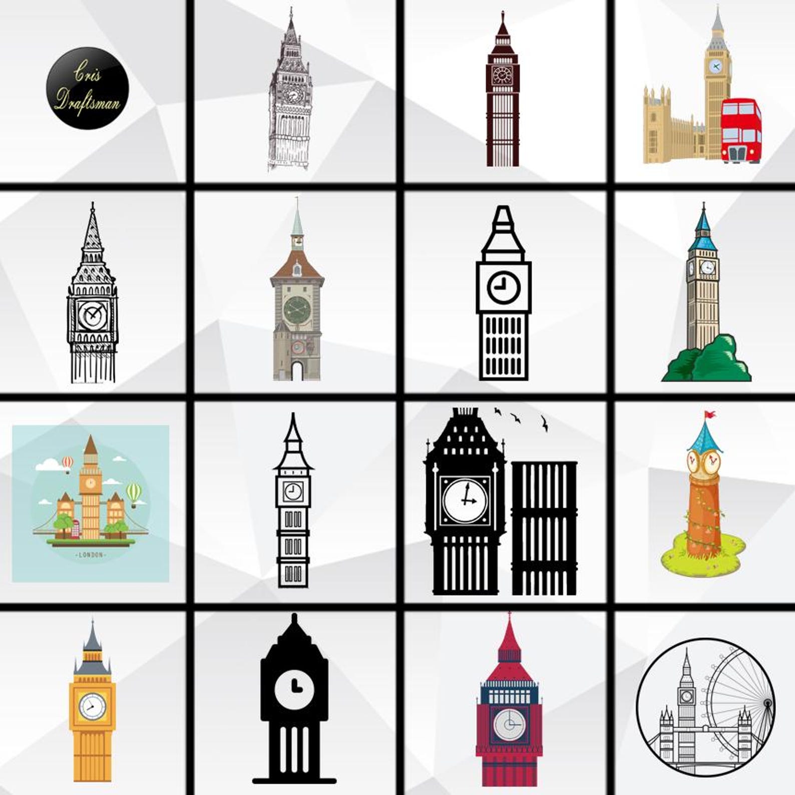 Clock Tower Time Clocks Work, Digital Print, Printable, Digital ...