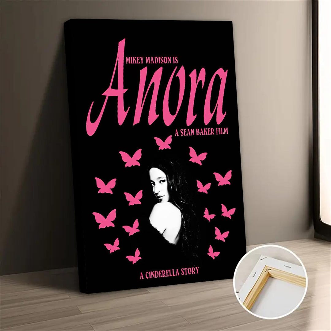Anora-movie Poster,framed Wall Art,canvas Poster,wall Art Decor ...